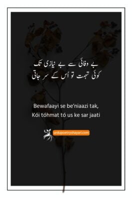 222+ Bewafa Poetry In Urdu 2 Lines Latest [2025]