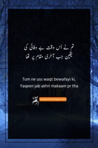222+ Bewafa Poetry In Urdu 2 Lines Latest [2025]